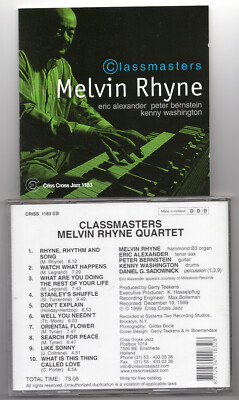 Melvin Rhyne - Classmasters, Alexander/Bernstein/Washington Criss Cross ...