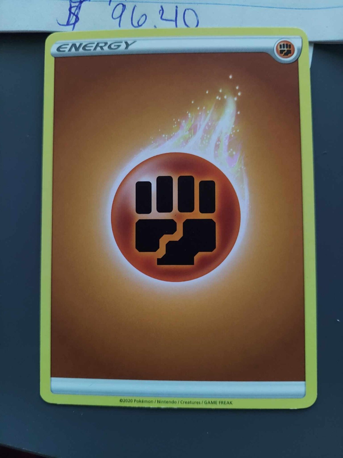 Fighting Energy Pokemon Card 2020 Sword and Shield Era NM/M Pokemon TCG ...