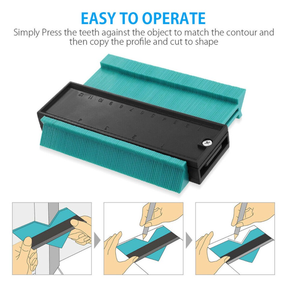 1/5PCS 5-10inch Shape Contour Gauge Copy Tool Irregular Template ...