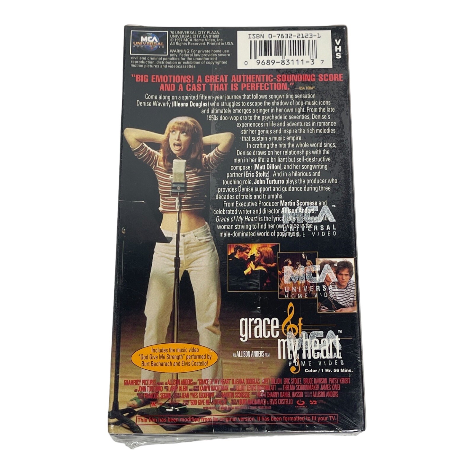 GRACE OF MY HEART ILLEANA DOUGLAS MATT DILLON MCA VHS VIDEO TAPE SEALED ...