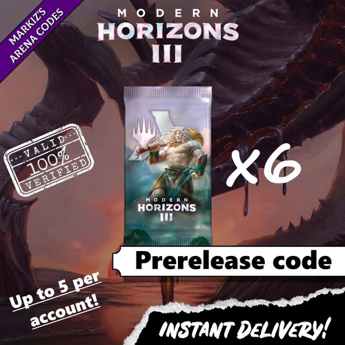 Modern Horizon 3 6 Boosters Prerelease Code MTG Arena card ⚡Auto⚡ | eBay