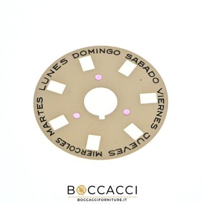 ROLEX 1555 Spanish Calendar Disk Glossy Gold Cod. 8017 Calib: 1555 ...