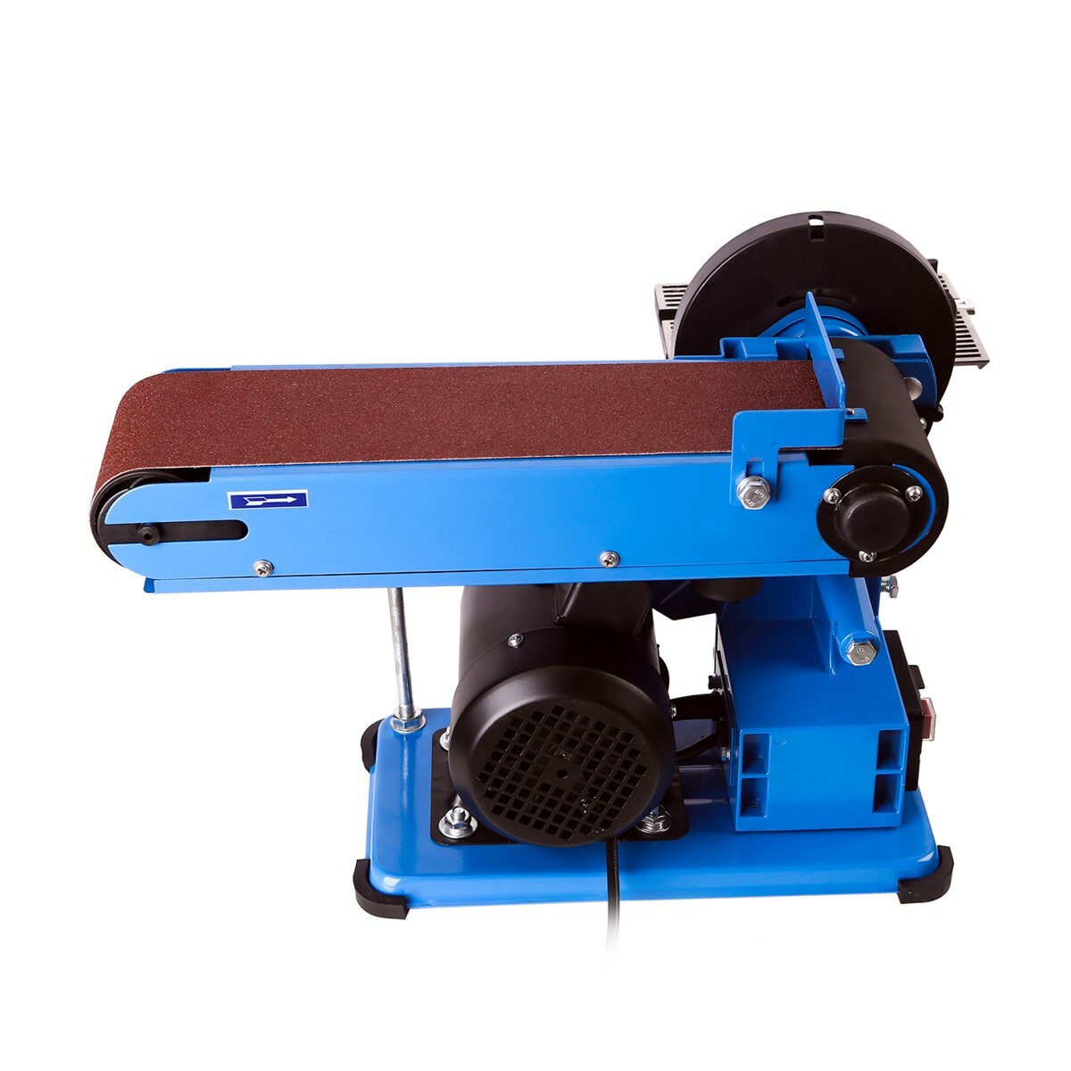 375W ELECTRIC BELT + DISC SANDER LINISHER BENCH WORKTOP WOOD METAL ...