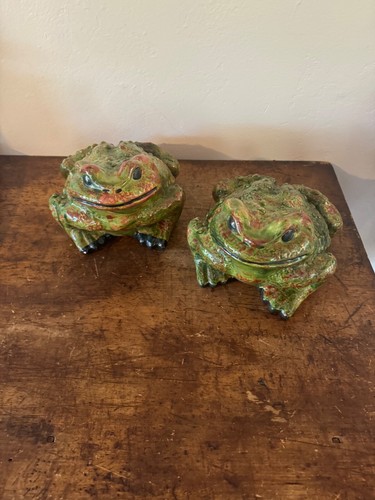 ARNEL's Vintage Large Frog Toad Ceramic Figurine | eBay