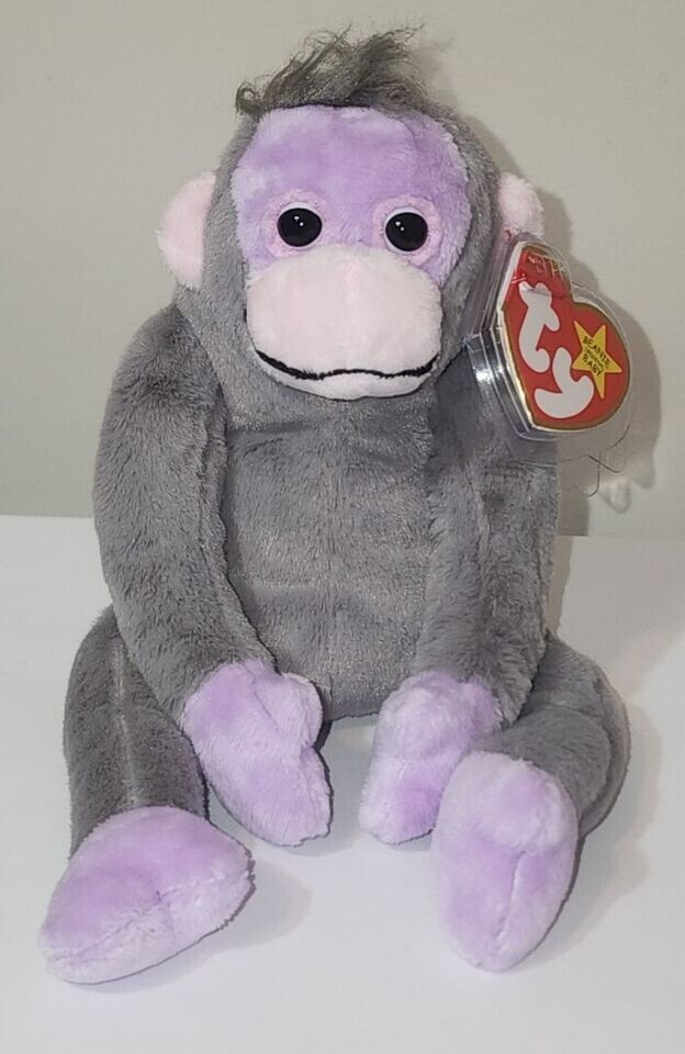 Ty Beanie Baby - BANANAS II the Monkey / Orangutan 30th Anniversary LE ...