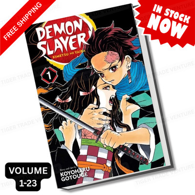 MANGA Demon Slayer Manga Set Vol 1-23 English Complete Series | Reprint ...
