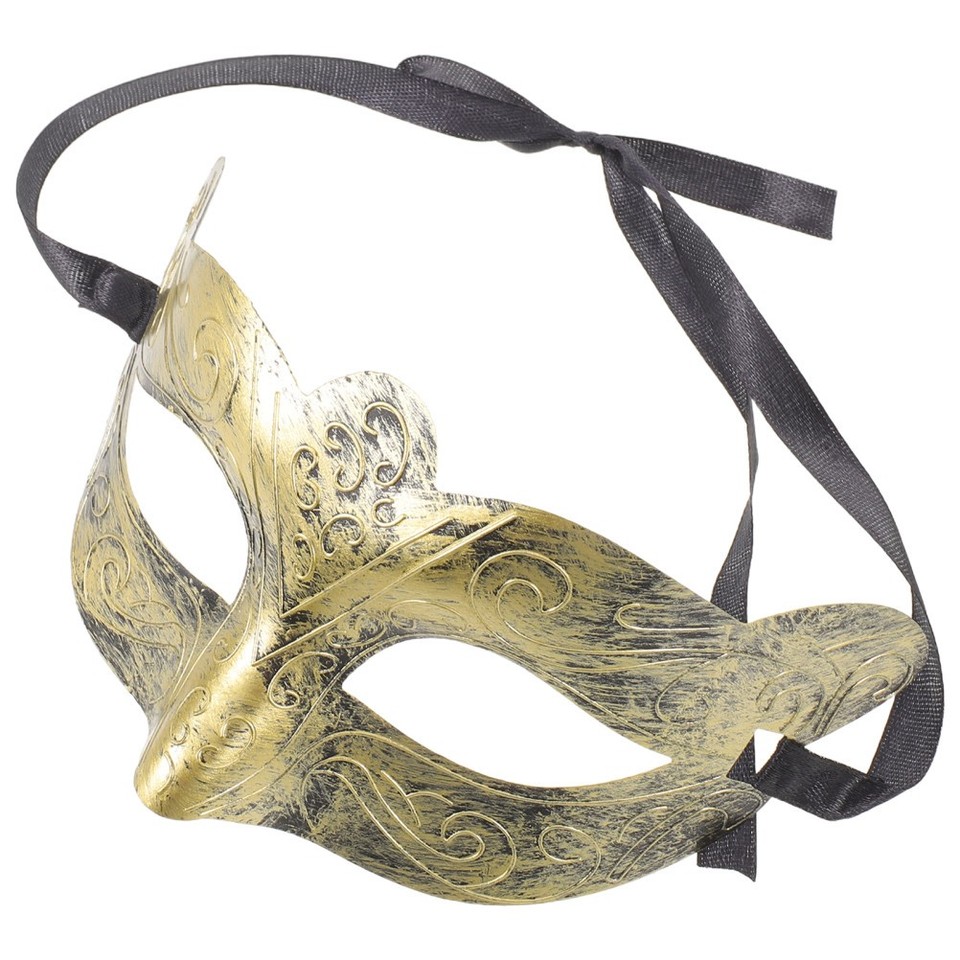 Half Face Masquerade Mask Ancient Artifact Masks Male for Adults Man ...
