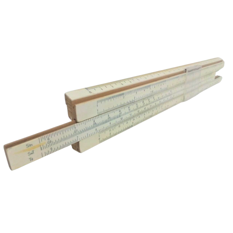 Vintage Soviet Slide Ruler Logarithmic USSR in Original Case 1975 Kyiv ...