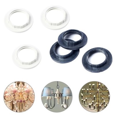 Lamp Shade Ring Black/White E14 Lamp Shade Inner Dia 28mm Outer Dia ...