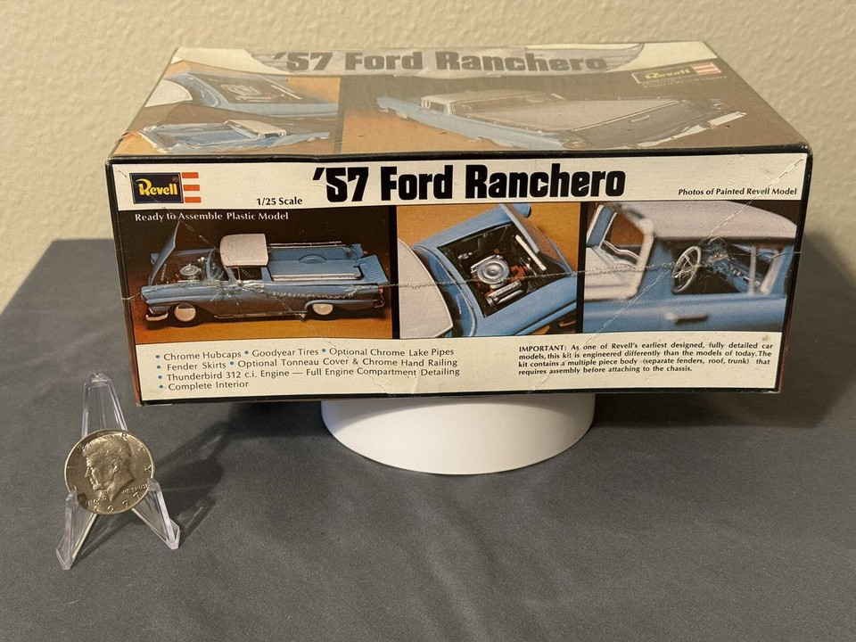 1975 Revell '57 Ford Ranchero 1/25th Scale Model - New/Sealed In ...