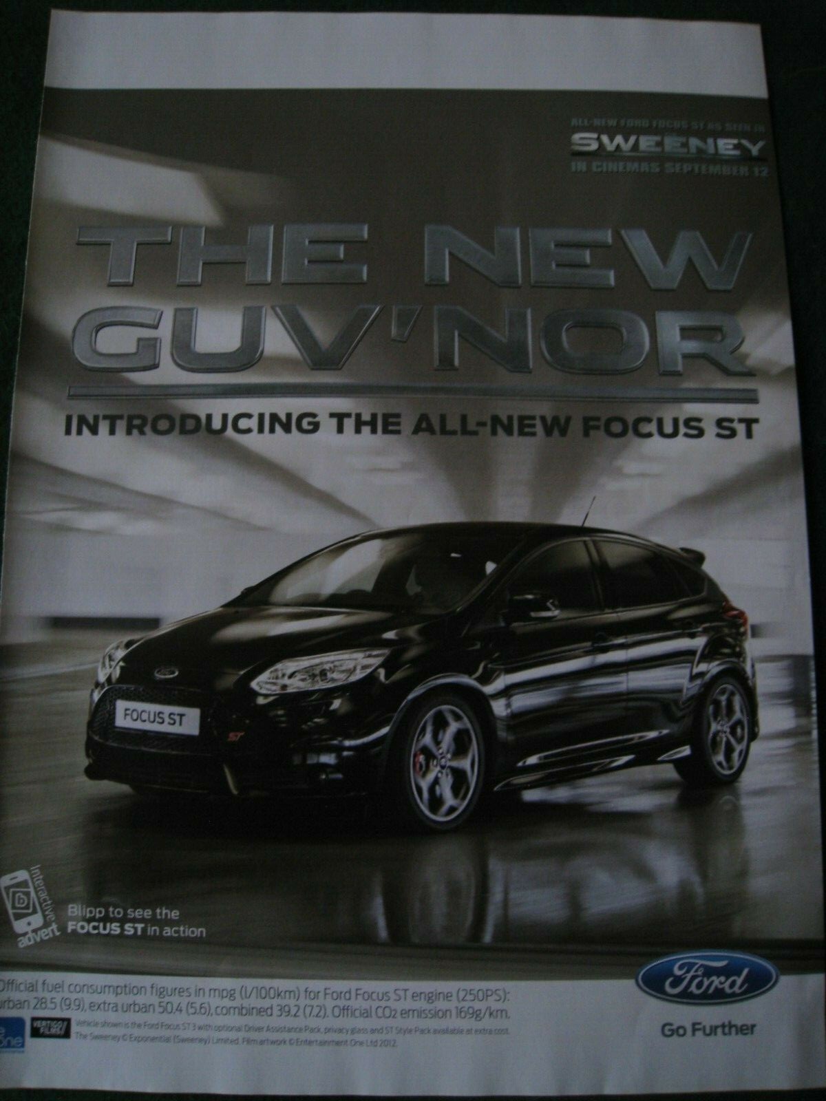 ALL-NEW FOCUS SWEENEY FORD POSTER ADVERT READY FRAME A4 SIZE FILE K | eBay