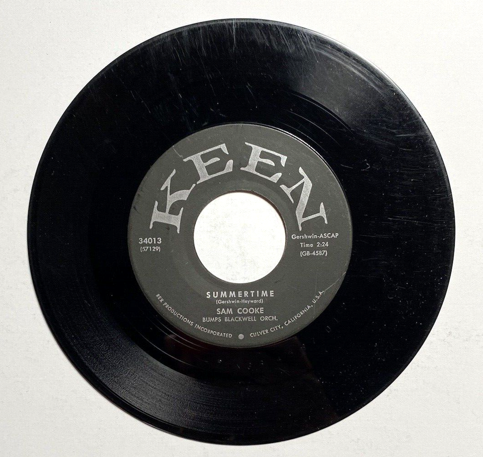 Sam Cooke – You Send Me / Summertime Keen Records Vintage Vinyl Soul 45 ...