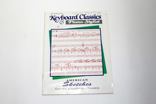 Vintage Sheet Music Book Keyboard Classics Magazine January February ...