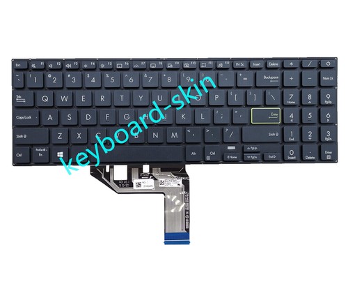 Black US backlit Keyboard for Asus VivoBook E510 E510M E510MA L510 ...