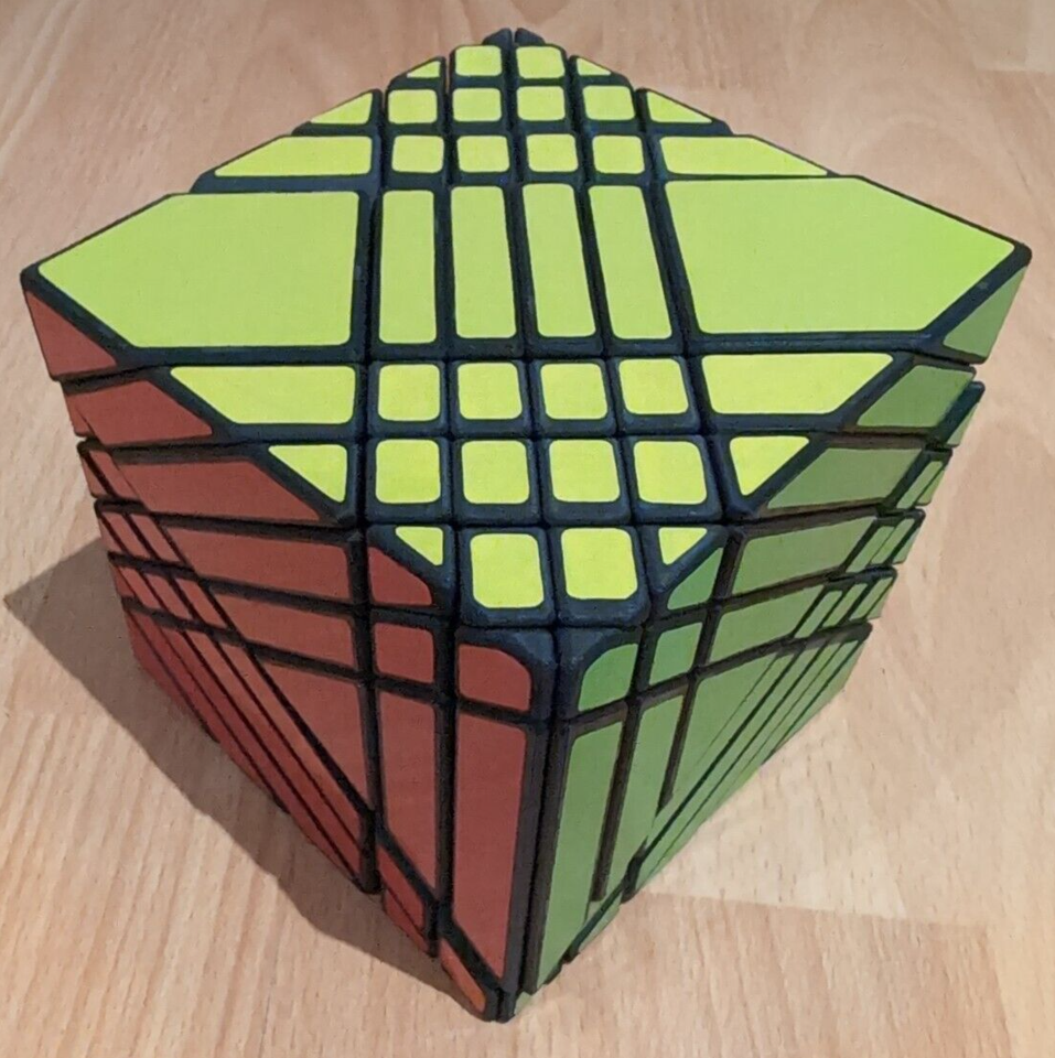 Custom 3D Printed 6x6 Double Fisher Cube - 6x6x6 Shape Mod Twisty ...