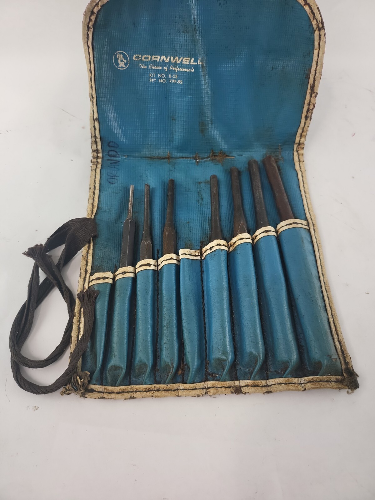 Cornwell Tools USA 9pc Pin Punch Set - Kit No. K-58 & KPP-95 (KPP9S ...