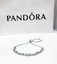 NEW Authentic PANDORA 925 Silver Glacial Ice Crystals Sliding Bracelet ...