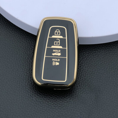 TPU Key Fob Case Cover Anti-shock Anti-drop For Toyota Corolla Camry ...