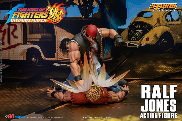 Storm Toys King Of Fighters Ralf Jones KOF 1:12 7" Action Figure ...