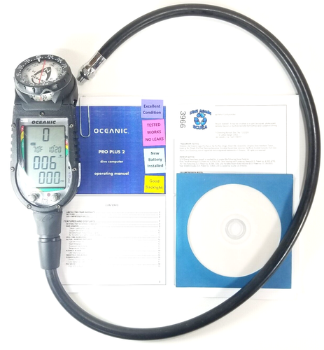 Oceanic Pro Plus 2 SCUBA Dive Air Integrated Computer, Compass Air ...