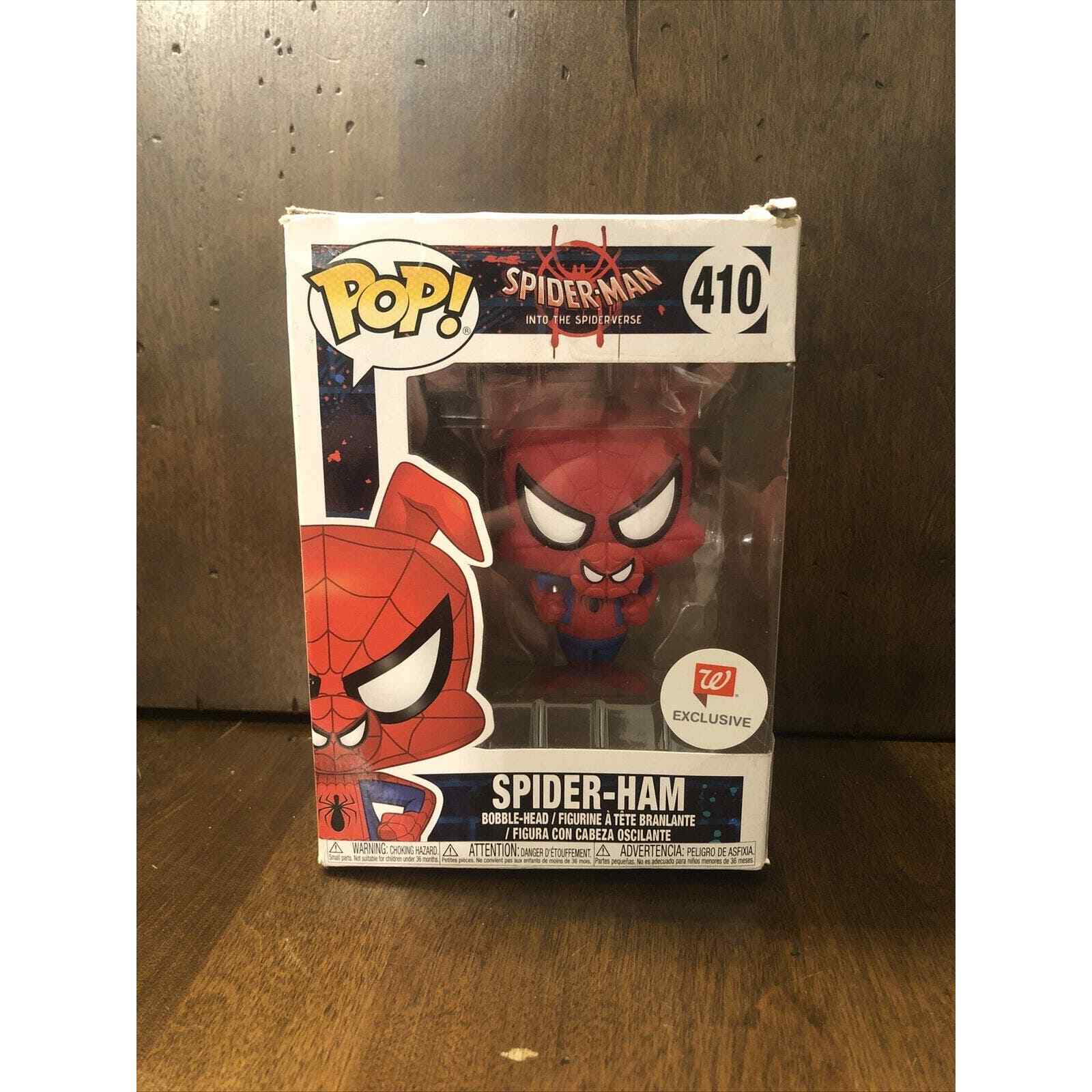 Spider-Ham Funko Pop #410 Spider-Man Into the Spiderverse Walgreens ...