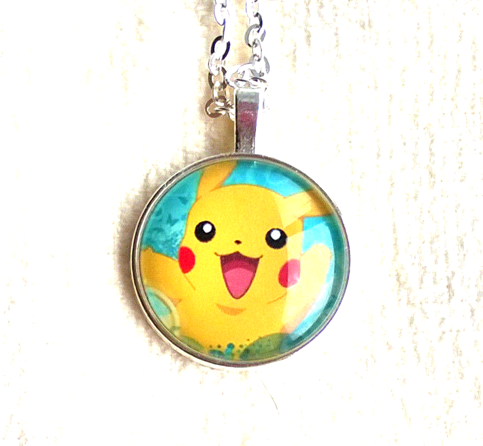 Pikachu Necklace Pokemon Jewelry Pokemon Pikachu Pendant Cosplay Anime ...