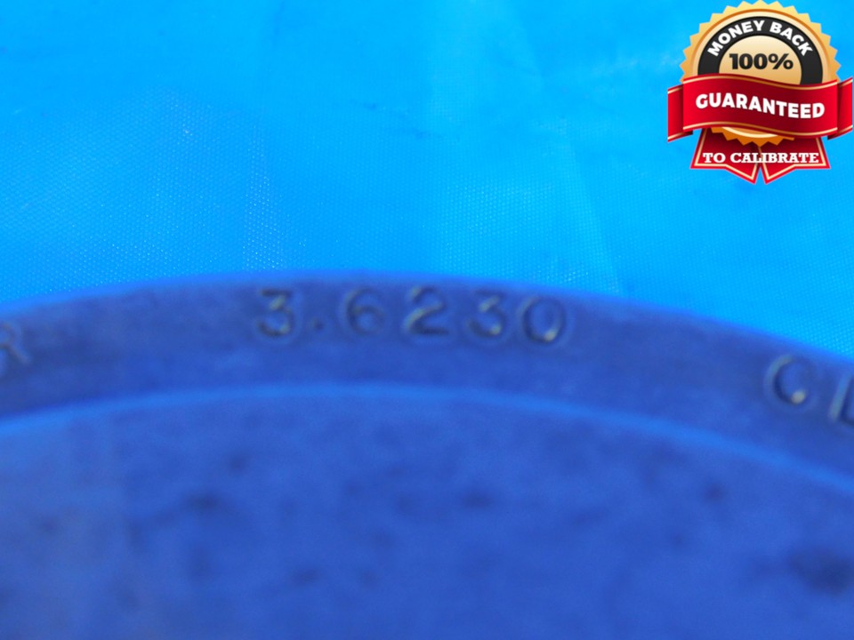 3.6230 CL XX MASTER PLAIN BORE RING GAGE 3.6250 -.0020 3 5/8 92 mm 3. ...