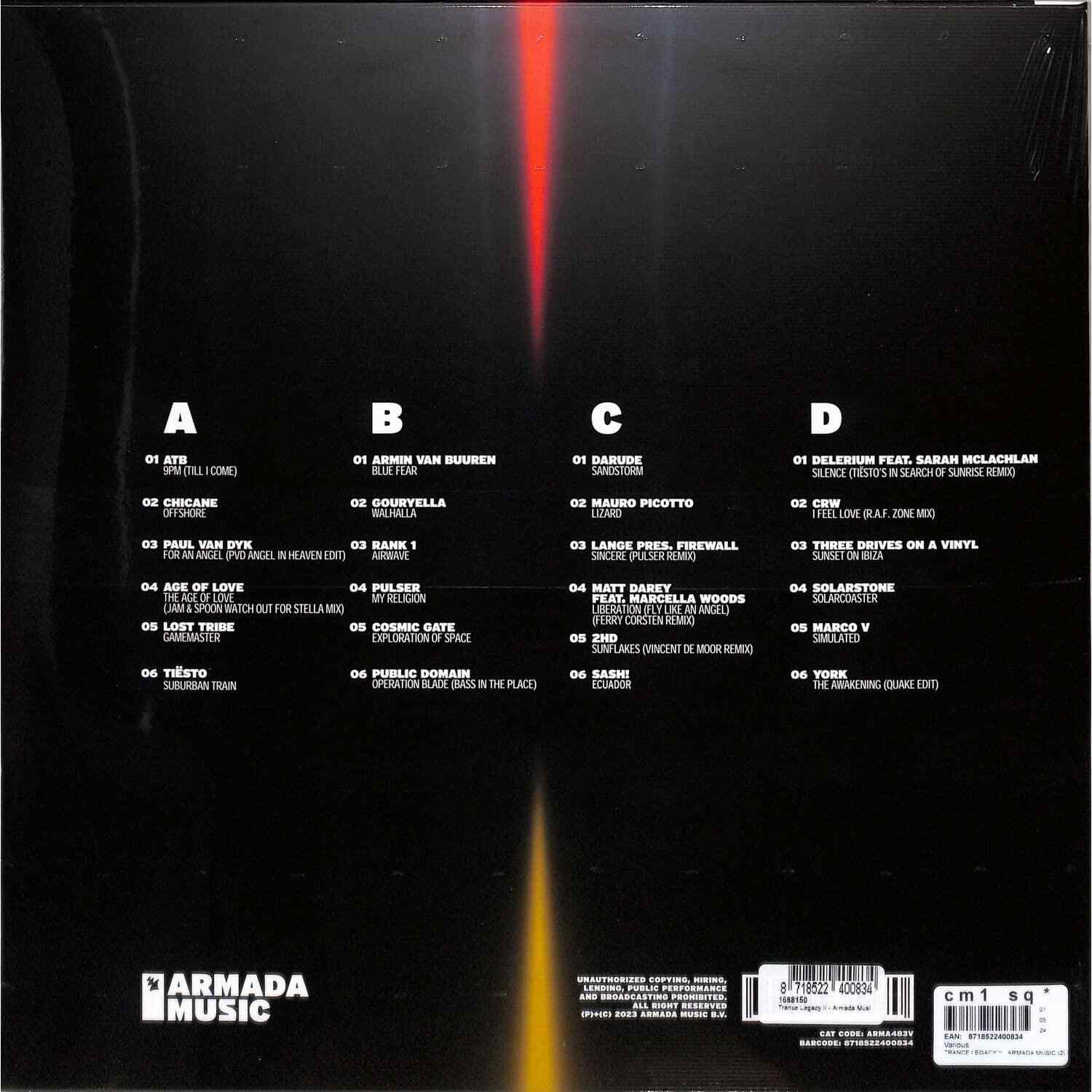 Various / TRANCE LEGACY II - ARMADA MUSIC (2LP) / Armada / ARMA483V ...