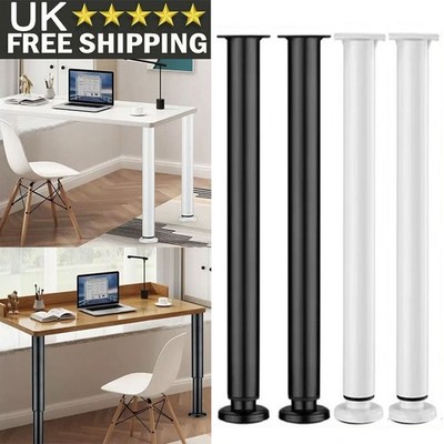 2/4x Adjustable Kitchen Worktop Desk Breakfast Bar Table Leg Support ...
