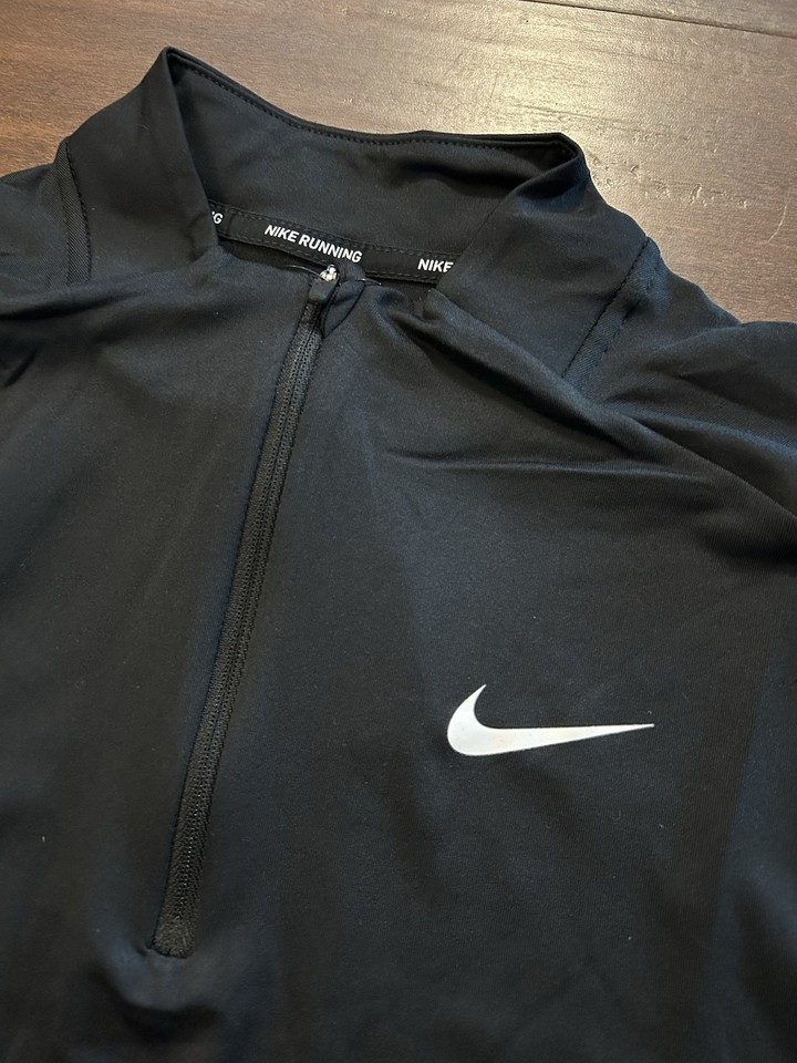 Nike Dri-FIT Element 1/2 Zip 1/4 Running Top Black DH4949-010 Men’s ...