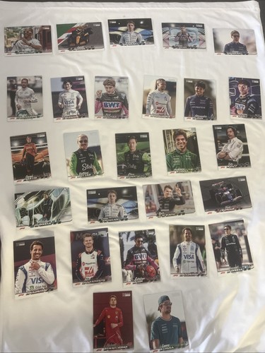 Formula 1 Red Bull Ferrari 2023 F1 Topps Now Card Bundle 24-27 4 Cards ...