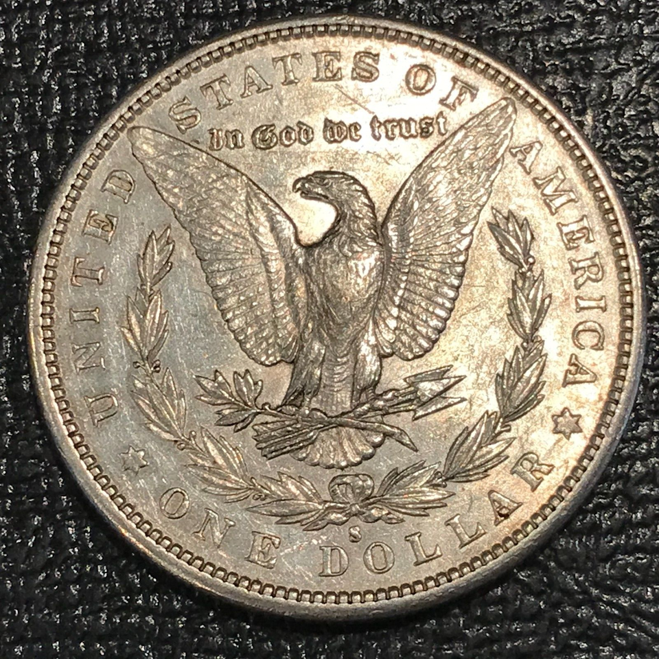 HIGH GRADE AU+ 1881 S MORGAN SILVER DOLLAR COIN-OLD US COIN-MAY554 | eBay