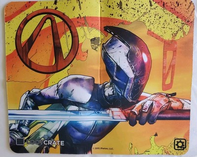BORDERLANDS 2 Zero Assassin Game Mat MOUSE PAD 12" x 10" Loot Crate ...