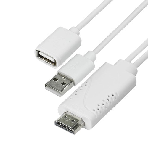 Câble USB Femelle MHL Vers HDMI Mâle Et USB Mâle Smartphone / Tablette ...