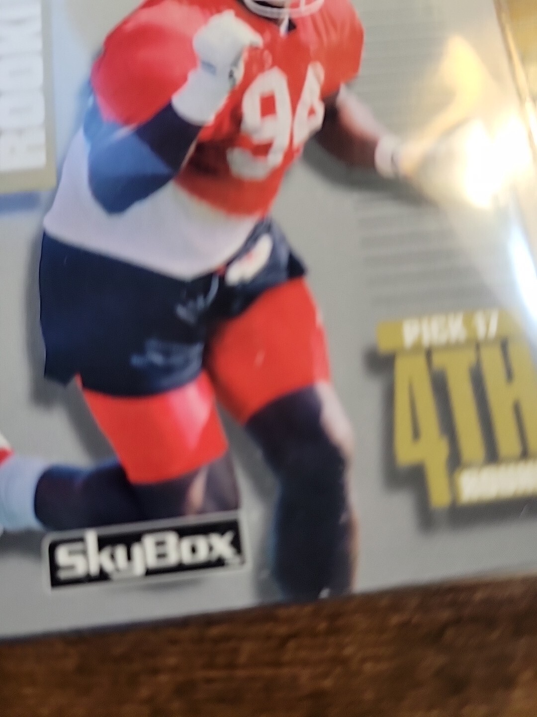 1992 Skybox Primetime #263 Mike Evans - Rookie - Chiefs - NFL - Freshly ...