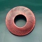 Vintage Engraved Copper Circle Brooch Pin Pretty Spiral Design Unique ...