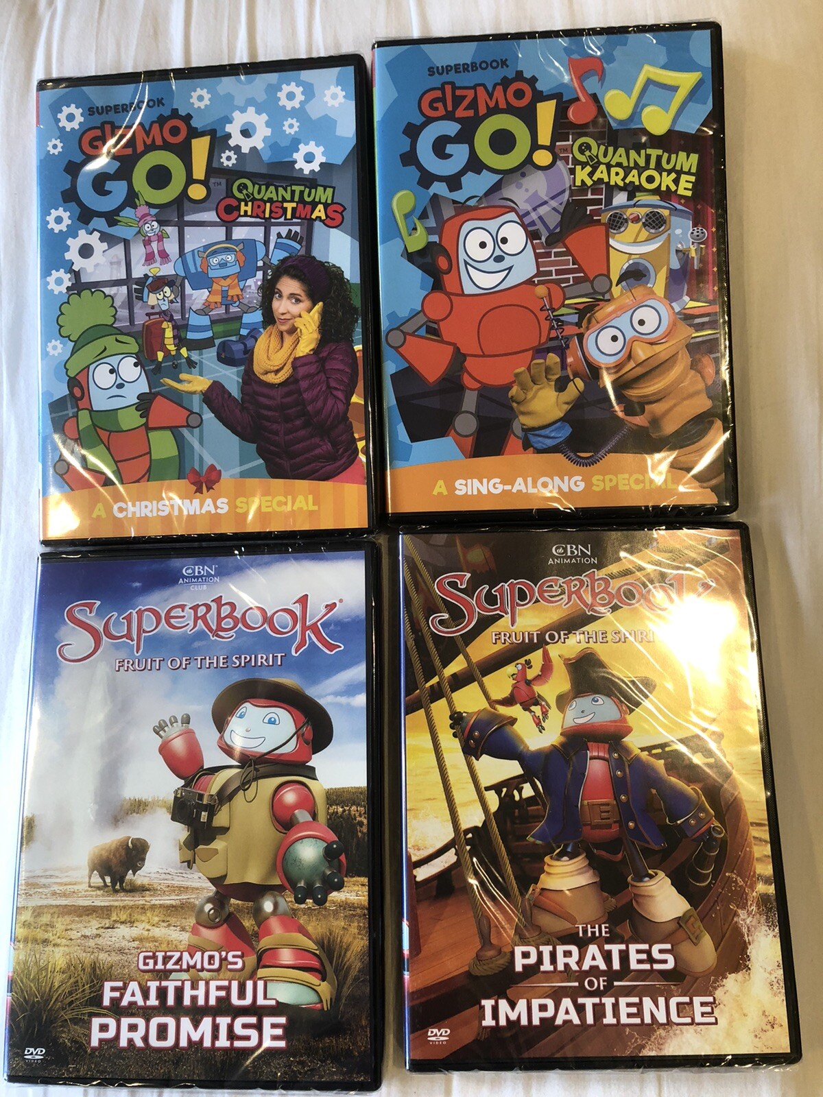 CBN Superbook DVD Lot of 4 DVDs Brand New | eBay