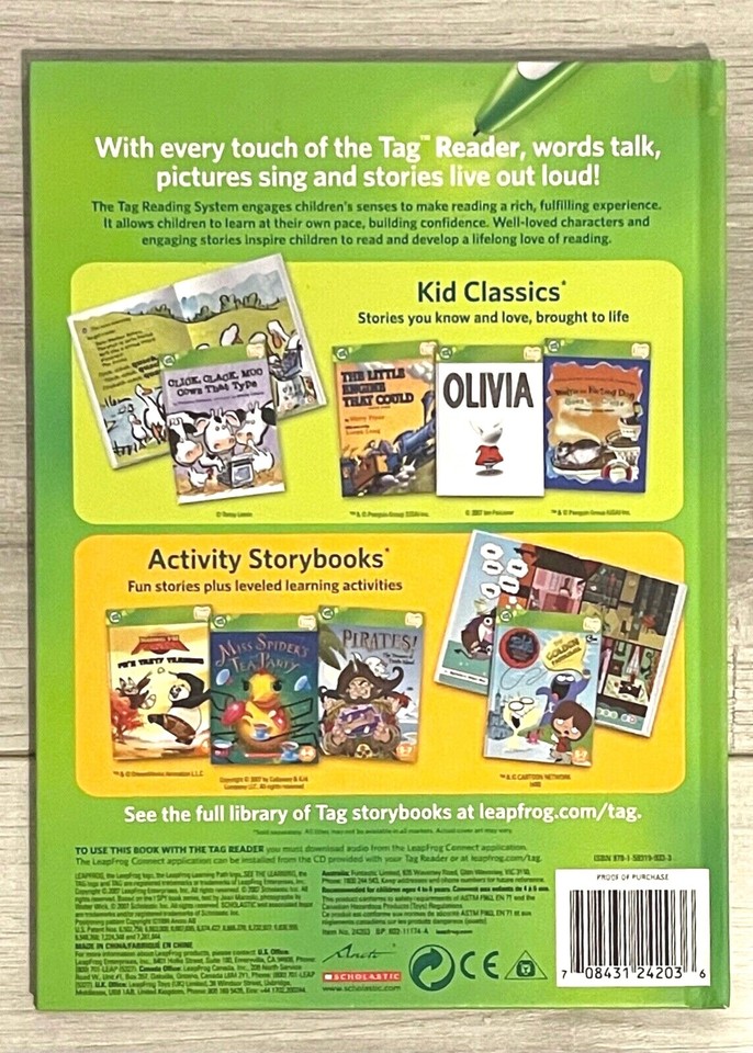 I Spy Imagine That LeapReader Tag Book Hardcover Interactive Reading | eBay