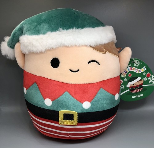 Original Squishmallows JANGLE Christmas Elf 8” Squishy Plush Toy S7 ...