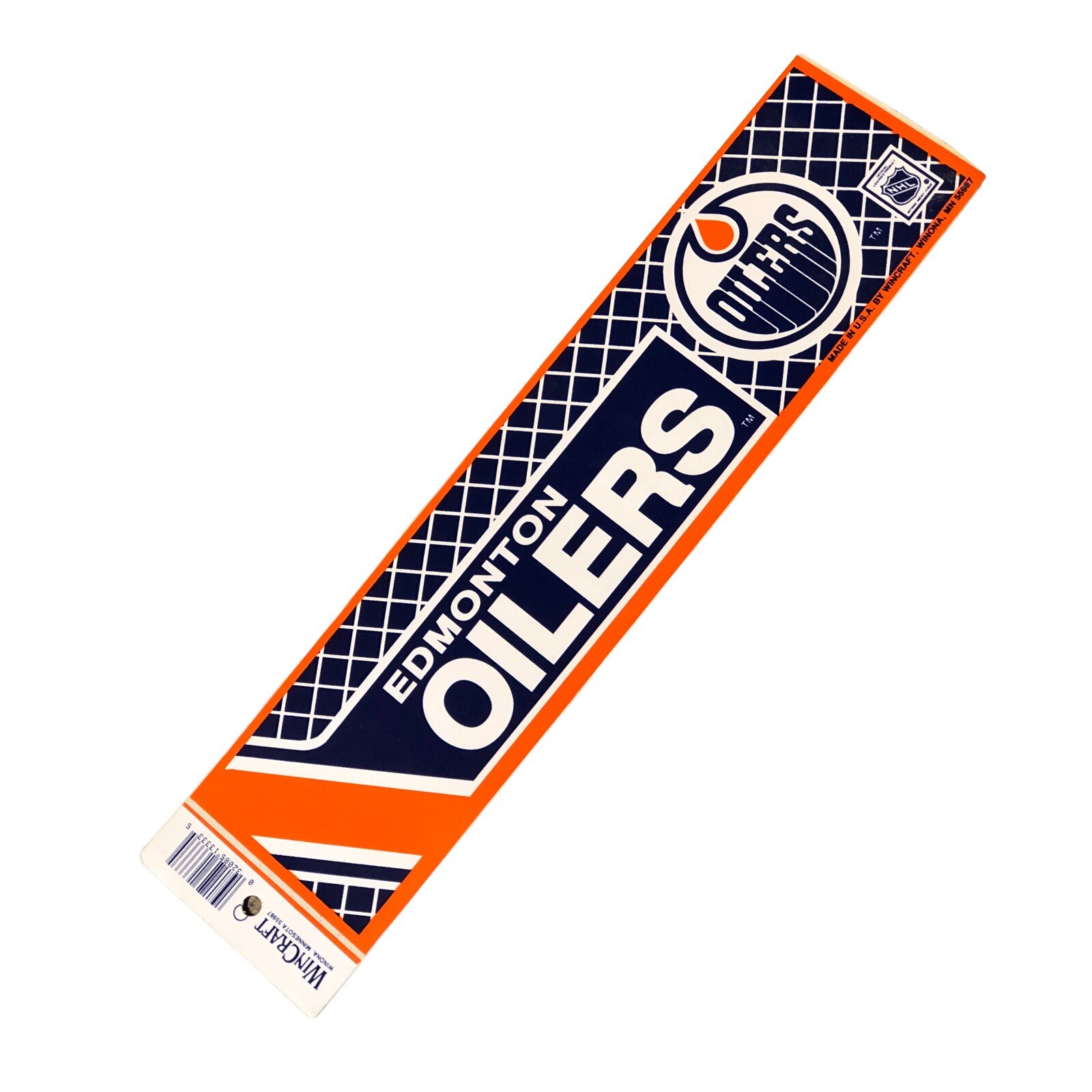 Vintage NHL Edmonton Oilers Bumper Sticker | eBay