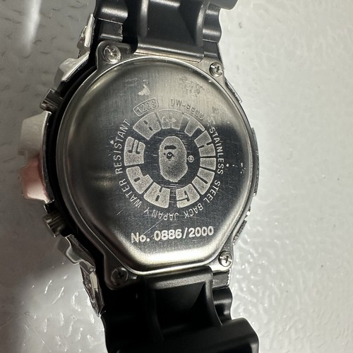 Y2K Vintage 2004 A Bathing Ape BAPE x Casio G-Shock CZ Bezel Pharrell ...