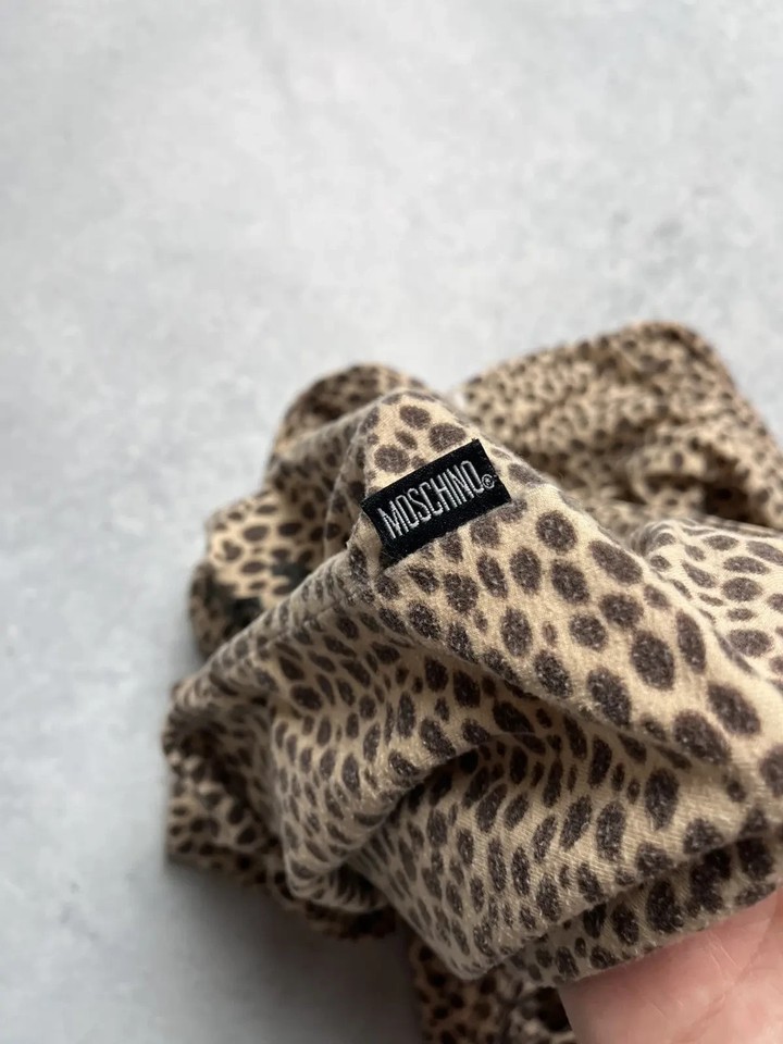 Moschino Cheap and Chic Leopard Turtleneck Vintage Animal style print ...