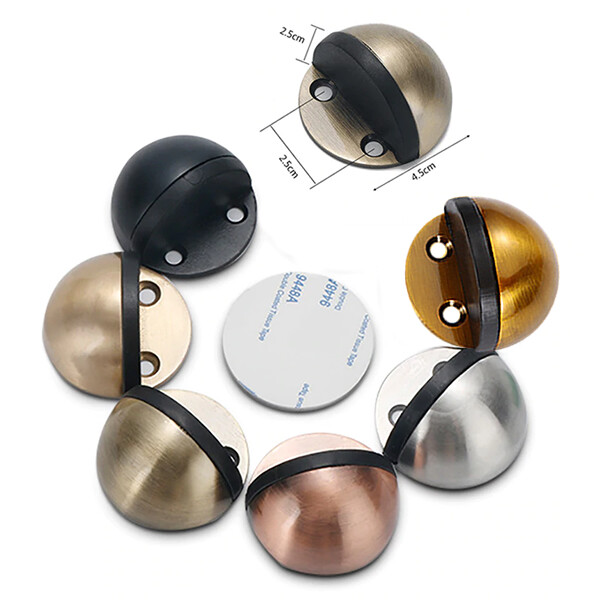 Sticker Door Block Stops Port Home Office Stainless Steel Color Hl ...