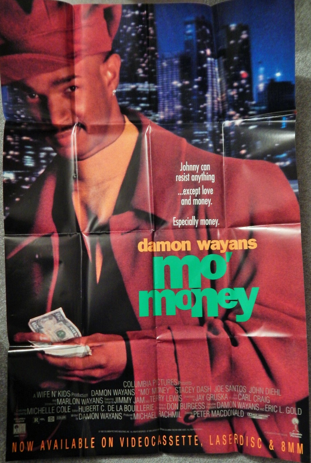 MO MONEY (VIDEO DEALER 40 X 27 POSTER 1990S) DAMON WAYANS, STACEY DASH ...