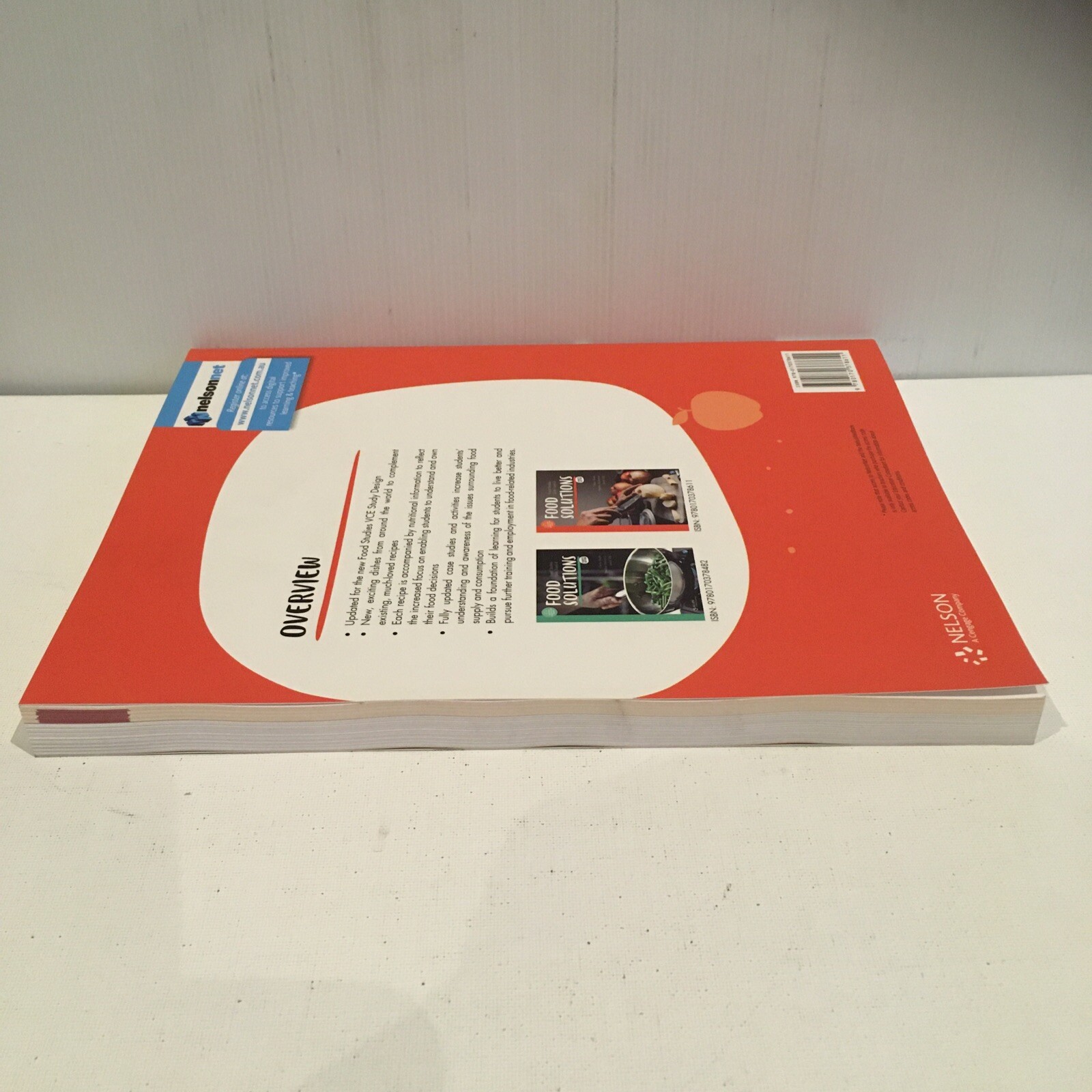 NELSON Food Solutions Food Studies Units 1 &2 Student Book with 4 ...