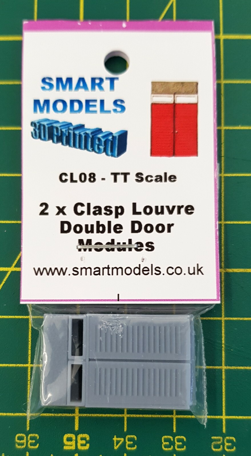 CL08 - Louvre Double Doors Modules CLASP building system TT scale ...
