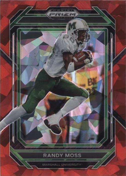 2023 Panini Prizm Draft Picks - Randy Moss #83 Red Ice Prizm for sale ...
