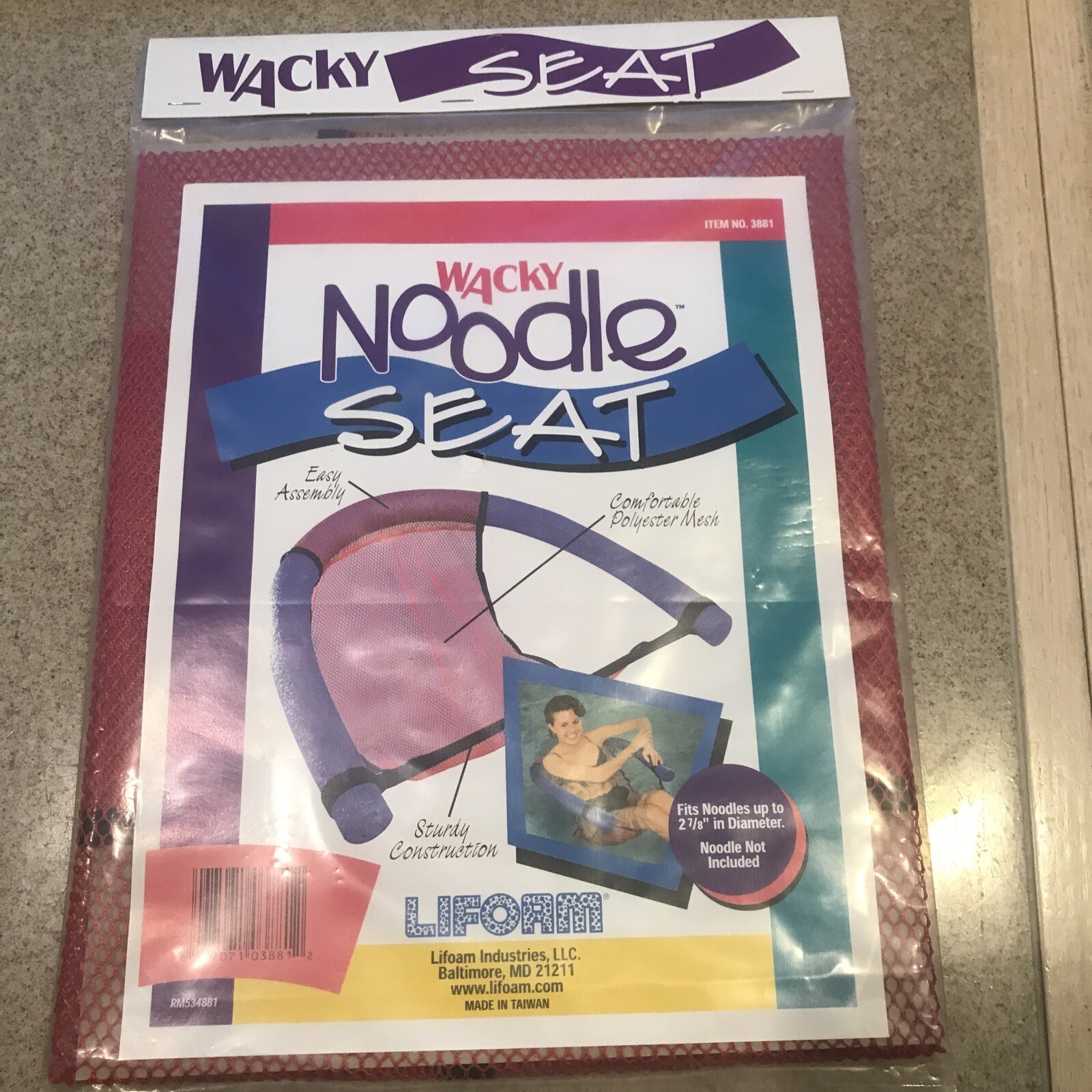 Wacky Noodle Seat Fits Pool Noodles Up to 2 7/8 in - Noodle Not ...