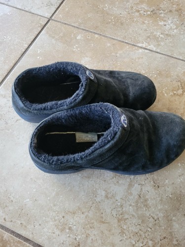 Merrell J63260 Primo Chill Fuzzy Lined Suede Slip-On Slide Shoes Women ...