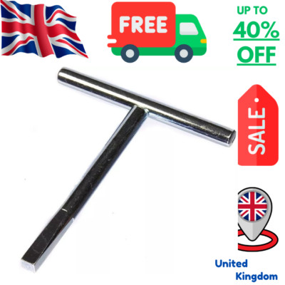 Budget Key T Bar Key Lock Tapered Square Drive Key 6.5mm Square | eBay UK